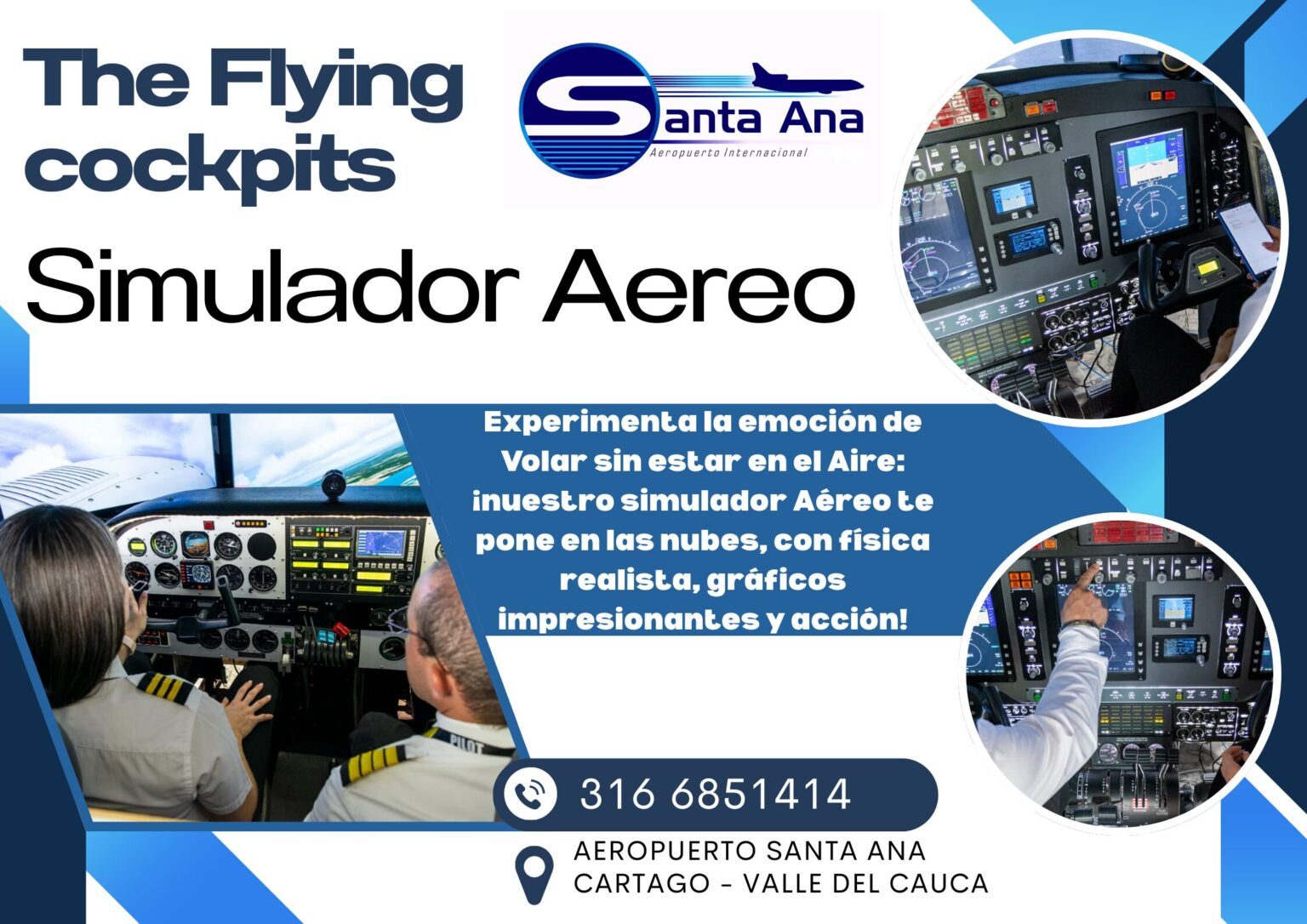 SIMULADOR AEREO | Aeropuerto Internacional Santa Ana